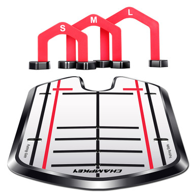 CHAMPKEY Premium Golf Putting Mirror - Durable Rubber Backing Golf ...