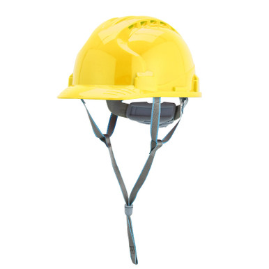 Yellow Hard Hat Construction hat Vented Cap Style Safety Helmet 4-Point ...