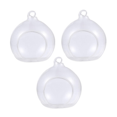 NOLITOY 6 Pcs Fillable Ornament Ball Hanging Glass Terrarium Fillable ...