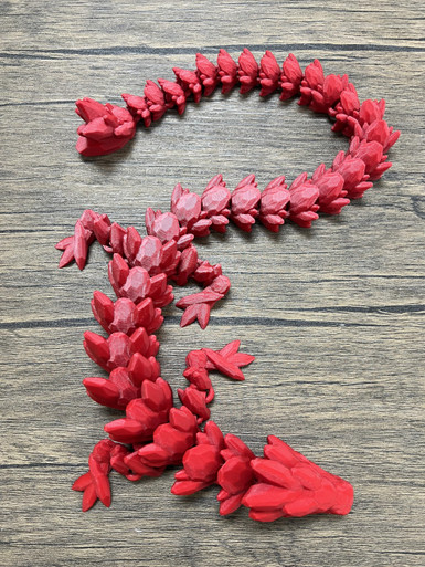 MunnyGrubbers - XL 26" Crystal Dragon Fidget Toy - Heavy Duty - 3D ...