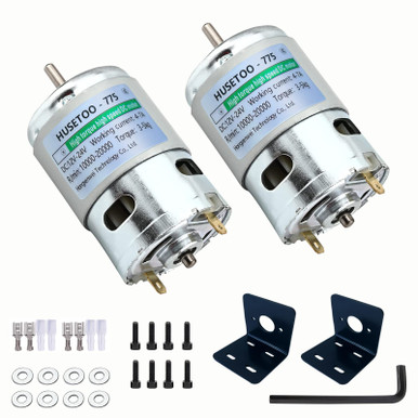 775 DC Motor 12v DC Motor High Torque DC Motor Max 20000 RPM Dual Ball ...