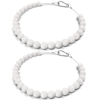 Anley Authentic Beaded Flag Retainer Ring for Both Internal & External ...