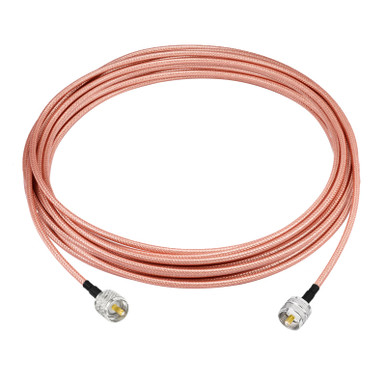 Superbat High Power CB Coax Cable 20ft UHF Male to Male PL-259 Jumper ...