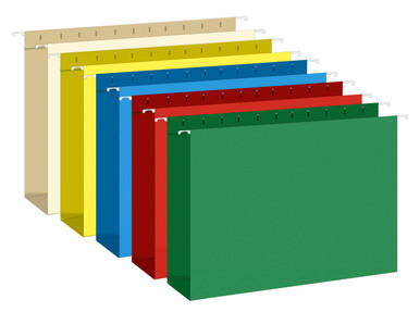 HERKKA Extra Capacity Legal Size Hanging File Folders, 30 Pack ...