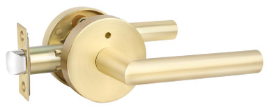 goldenwarm Brushed Gold Interior Door Handles, Gold Privacy Lever Door ...