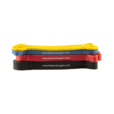 Anchor Gym Set of Four Large Loop Resistance Bands Designed for All ...