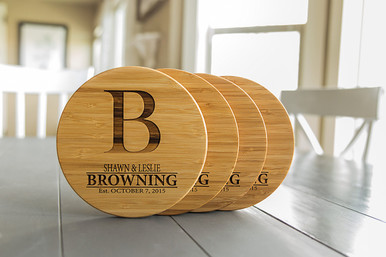 Personalized Trivets for Kitchen Counter, Bamboo Trivets for Hot Dishes ...