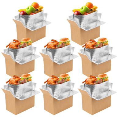 Thermo Chill Insulated Shipping Boxes with Aluminum Foil Liner, Cold ...