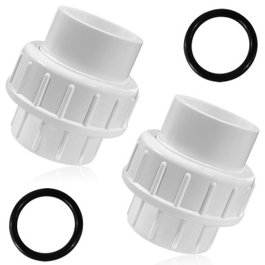 2 inch PVC Unions, 2pcs PVC Union Coupling, 2 inch PVC Union Joints ...