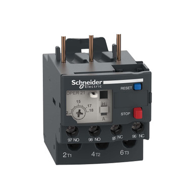 Schneider Electric DPER21 Easy TeSys Thermal Overload Relay with Manual ...