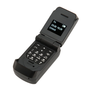 Mini Flip Phone, 0.66 Inch OLED Screen Flip Cell Phone, Multi Function ...