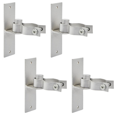 Goyappin Wall Mount Gate Hinge Outdoor Chain Link Fence Gate Hinges, 4 ...