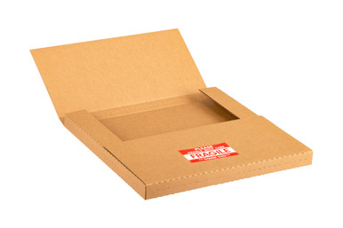 Kraft LP Mailers, 12.5x12.5x1 Inch Easy-Fold Vinyl Record Shipping ...