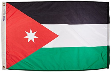 Annin Flagmakers Model 194375 Jordan Flag Nylon SolarGuard NYL-Glo, 2x3 ...