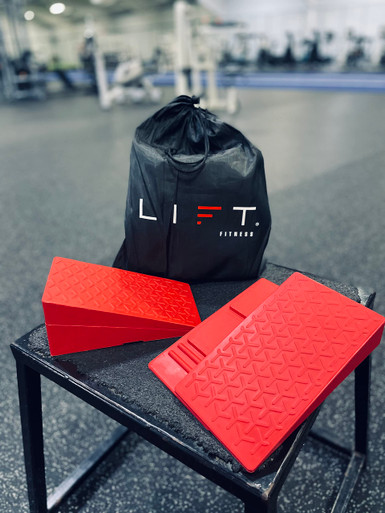 New Lift Fitness Squat Wedge Blocks ADJUSTABLE INTERLOCKING DESIGN ...