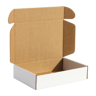 MOTO BOX - 9x6x2 Shipping Boxes 50 Pack - White Small Shipping Boxes ...