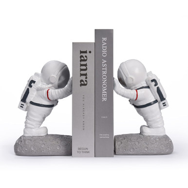 Kakizzy Book End Holder, Astronaut Bookends Outer Space Themed ...