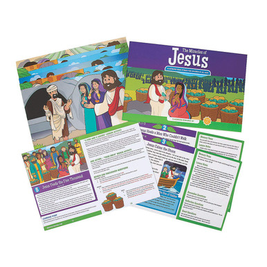 Fun Express Miracles of Jesus Teacher Companion - 10 Pieces ...