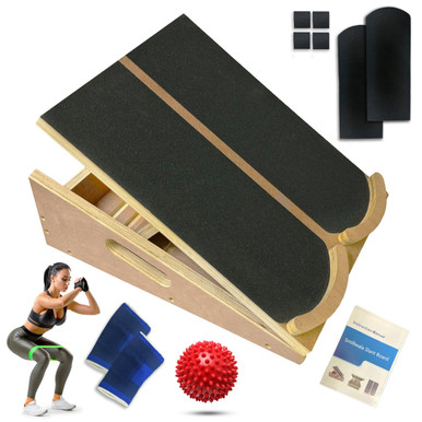 SMILLWALA Slant Board Calf Stretcher Adjustable Incline Board with ...