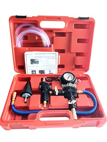 GooMeng4S System Vacuum Purge & Coolant Refill Kit with Carrying Case ...