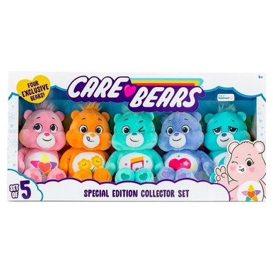 Care Bears Special Edition Collector Set, 6-Inch Plush Assortment, Set ...