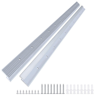 30'' French Cleat, Aluminum Z Bar with Screws, Interlocking Heavy Duty ...