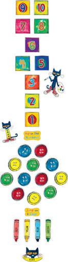 Pete The Cat Numbers and Colors Sensory Path - Warehousesoverstock