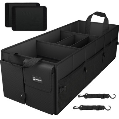 Sposuit Extra Large Trunk Organizer Collapsible Car Storage Trunk ...