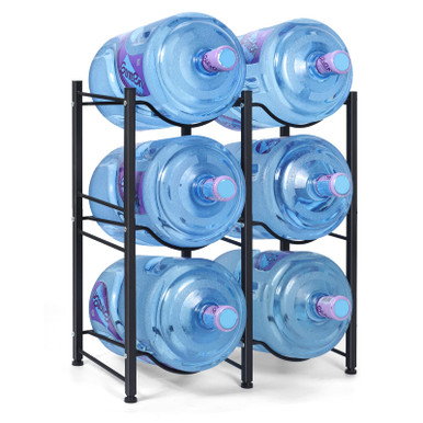 Nandae Water Cooler Jug Rack, 3-Tier Heavy Duty Water Bottle Holder ...