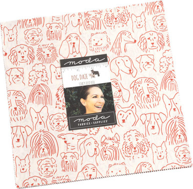 Stacy Iest HSU Dog Daze Layer Cake 42 10-inch Squares Moda Fabrics ...