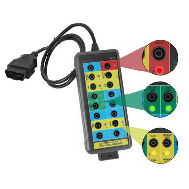 OBDII Breakout Box OBDII Protocol Detector Car CAN Test Breakout Box ...