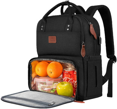 MATEIN 17 Inches Lunch Backpack, Extra Large Lunch Box with Insulated ...