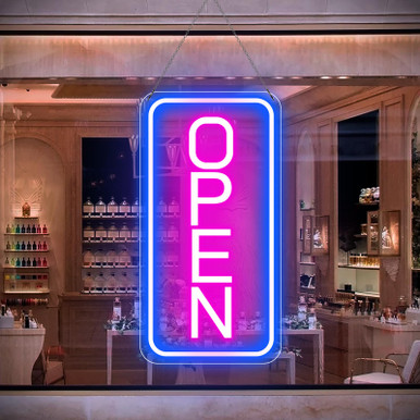 Neon Open Signs for Business, 16''x 9'' LED Open Sign, Super Bright ...