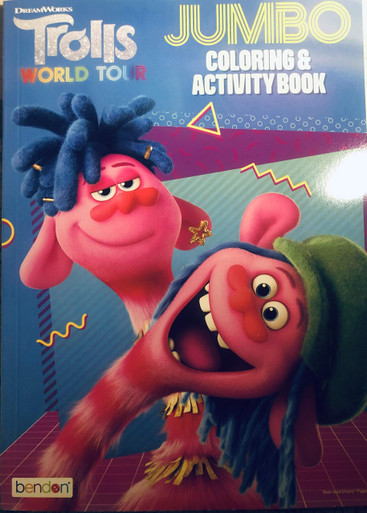 Trolls 2 World Tour Giant Coloring and Activity Book for Kids ...