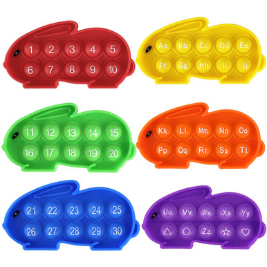 Alphabet and Number Games Fidget Math Puzzle Toys Learning Play Toys ...