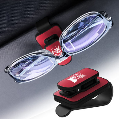 Sunglasses Holders for Car Sun Visor, Statue of Liberty Upgrade Metal ...