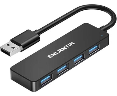 4-Port USB 3.0 Hub, Multi Port USB Hub, Snlrntin USB Expander Hub for ...