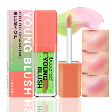 LOKFAR Color Changing Blush Oil, Clear Liquid Blush for Cheeks and Lips ...