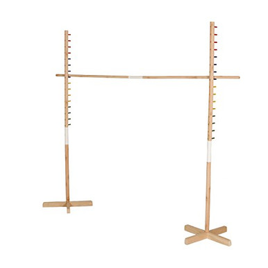 Get Out! Wooden Limbo Set, 5 Feet Tall Colored Limbo Stick with Self ...