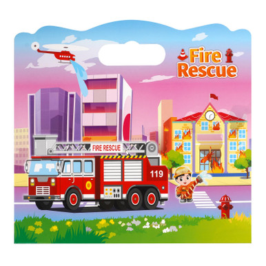 Reusable Fire Truck Sticker Book for Toddlers and Kids | Ages 2-4, 3-5 ...