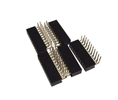 20 POS 2x1 2.0mm Pitch Female Socket Header Right Angle Through Hole ...