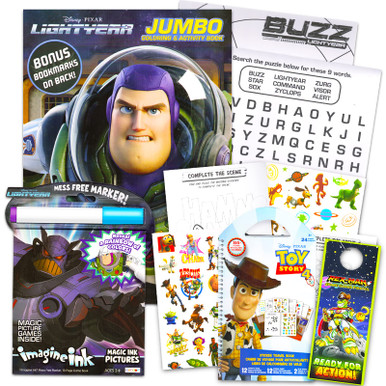 Disney Lightyear Coloring Book for Kids 4-8 ~ Bundle with Light Year ...