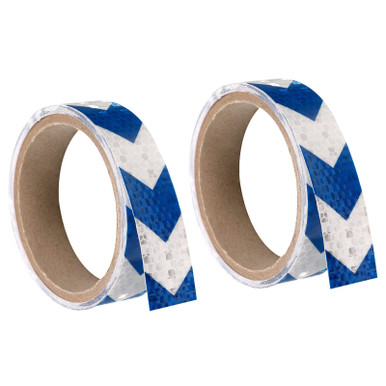 PATIKIL Reflective Tape, 2 Roll 10 Ft x 1-inch Waterproof Adhesive High Visibility Caution ...