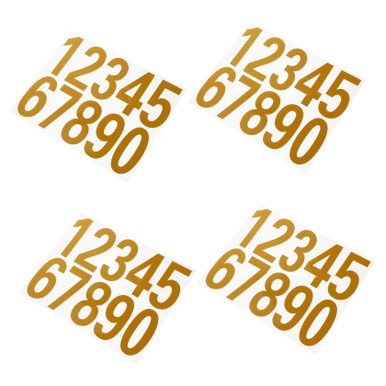 4 Sets digital stickers numbers stickers House address number stickers ...