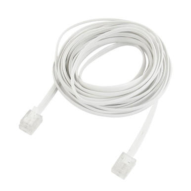 Uxcell RJ11 6P2C Male Plug Telephone Line and Cable and Wire, 13 Foot ...