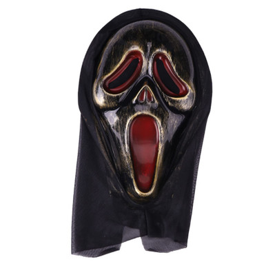 IAMAGOODLADY Halloween Decorations,Mask with Shroud, Halloween Scream ...