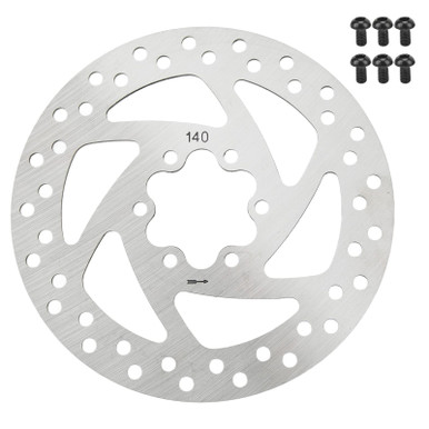 6 Hole Electric Scooter Brake Disk, 140mm Electric Scooter Brake Disk ...