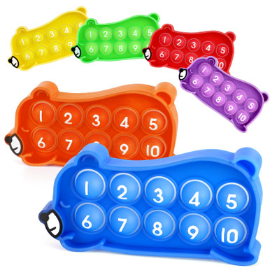 Aizweb Ten Frame Pop Board,Math Manipulative Fidget Sensory Toy for ...