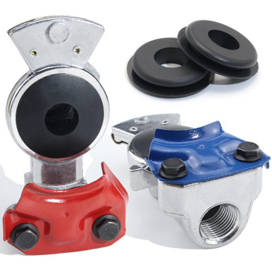 iBroPrat Glad Hand Set with Seals, Aluminum Universal Gladhand ...