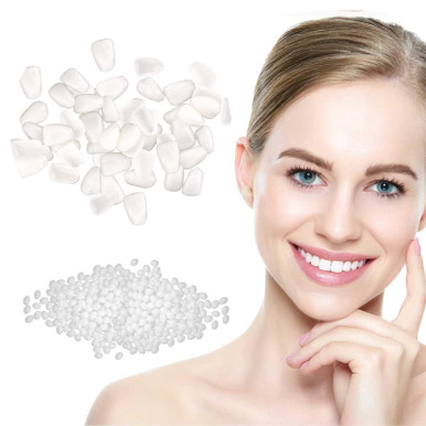 100 Pieces A1 Color Dental Temporary Crown Veneers Tooth Repair Kit ...